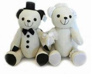 Bride & Groom Signature Bears – The Wedding Emporium